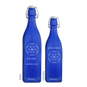 Botellas agua solar azul | Solarizar agua | Ho'oponopono